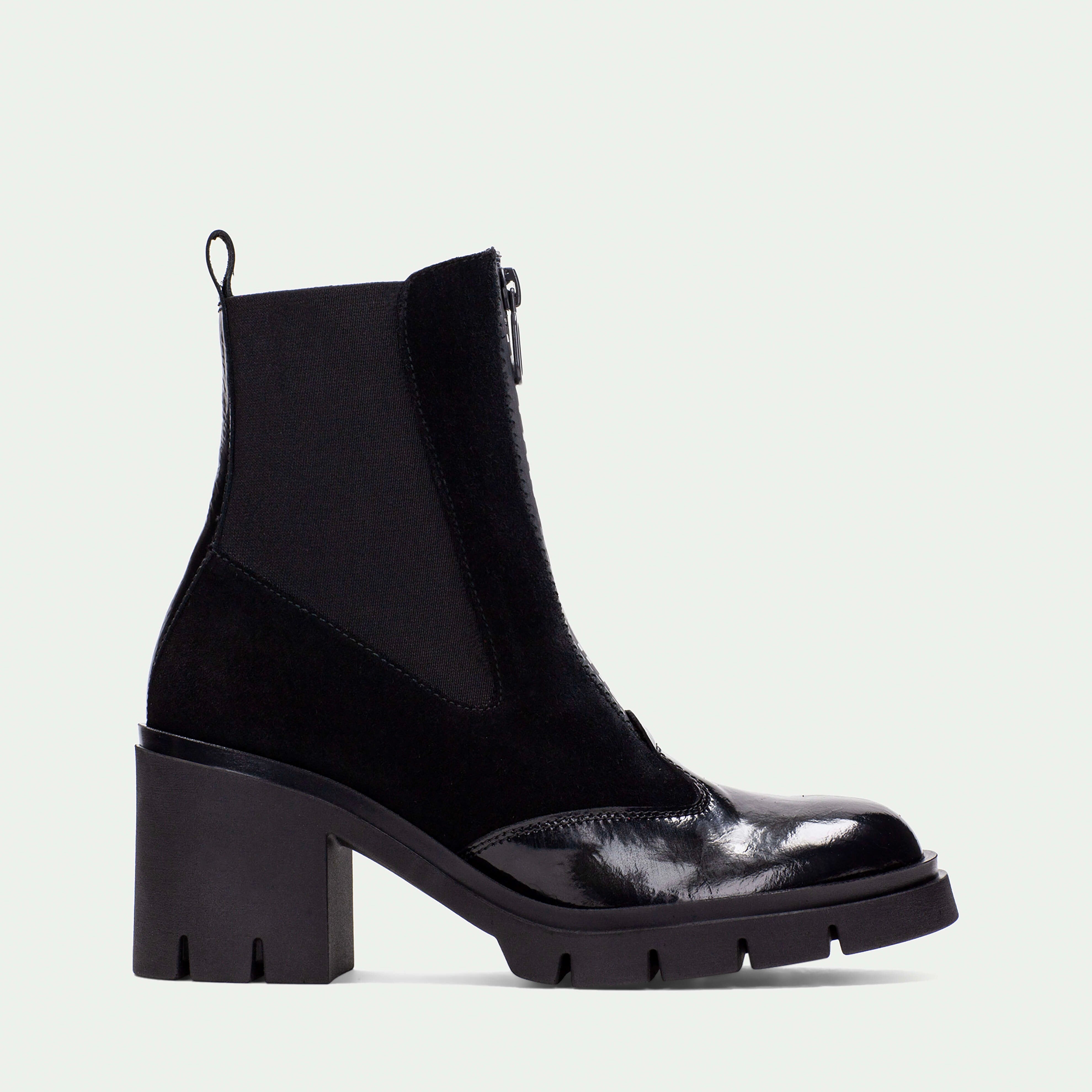 Hispanitas Zurich Black Ankle Boot – Lusana Shoe Boutique